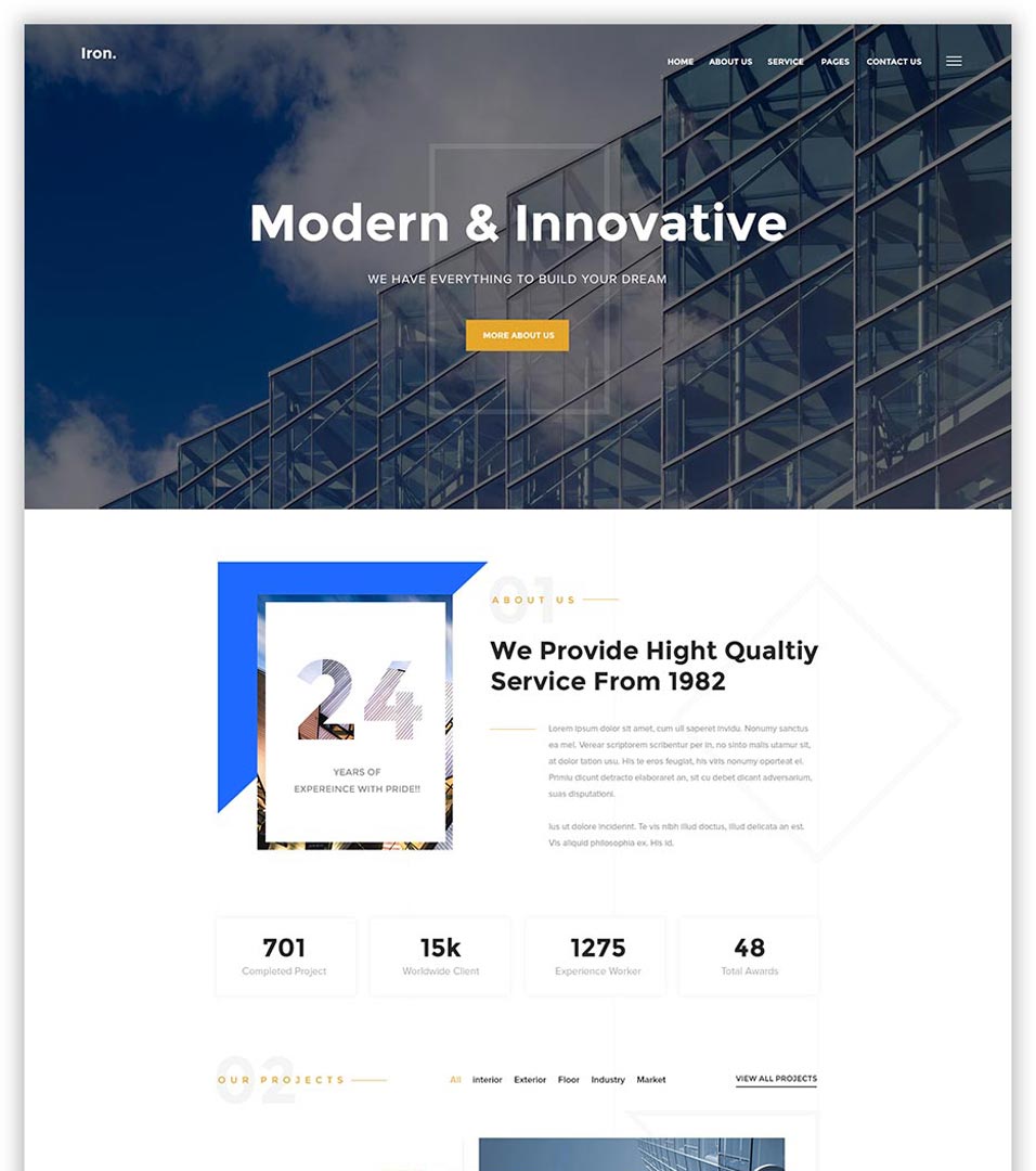 Iron WordPress Theme